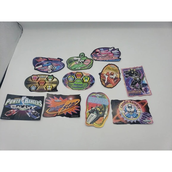 Toys | 1999 Power Rangers Galaxy Vending Machine Decal Sticker Set Of ...
